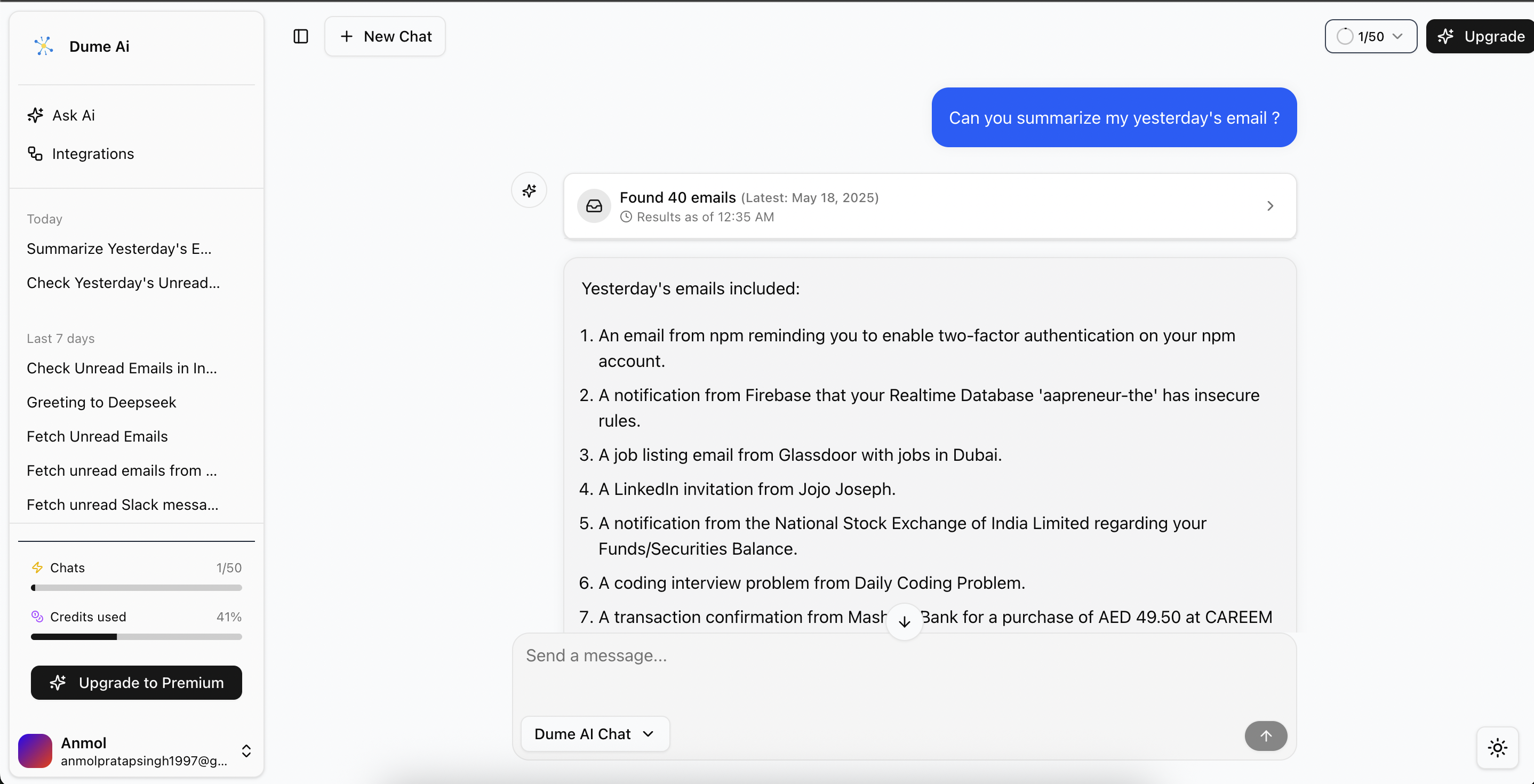 Schedule and Run Reports — Dume Cowork Use Case | Dume.ai